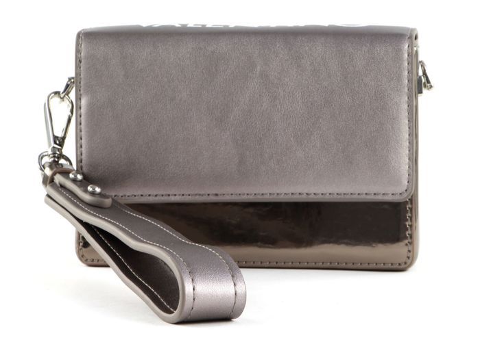 VALENTINO Sac à épaule bandoulière argenté pour femme - Meydani Satchel ...