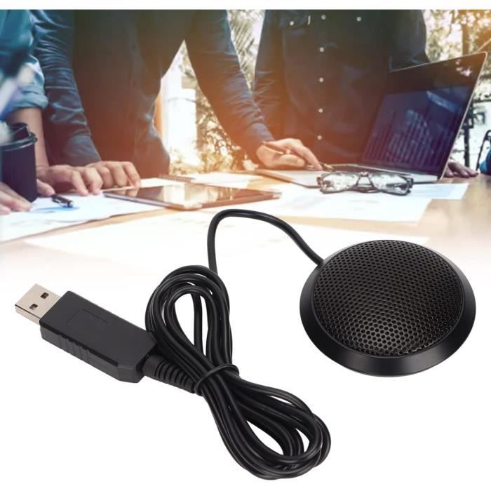 Microphone USB de Conférence, Micro de Bureau, Micros Omnidirectionnels ...