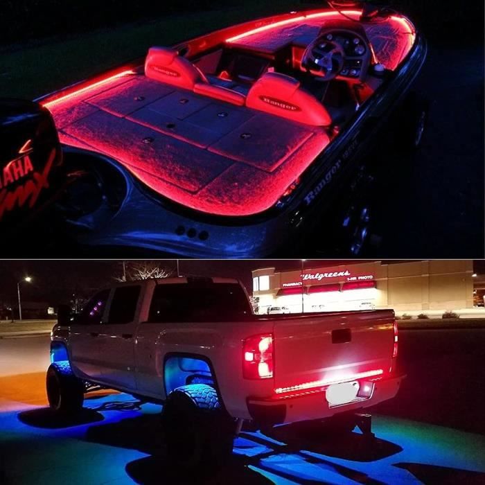 24V Ruban À Led Rouge 620-625Nm, 5 Mètres Flexible 300 Leds 5050 Smd ...