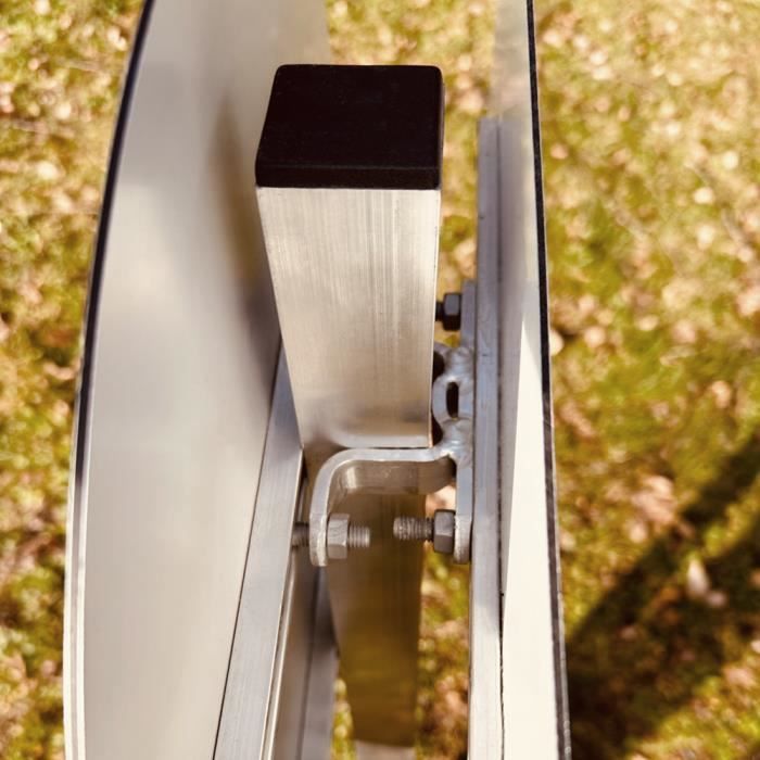 Bride de fixation pour poteau Bride simple ou double avec boulonnerie ...