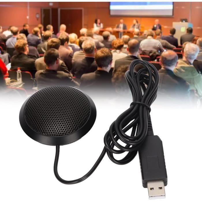 Microphone USB de Conférence, Micro de Bureau, Micros Omnidirectionnels ...