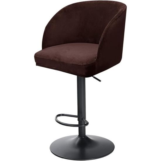 Scandinave Recouvre Chaise Haute Bar Salle À Manger Pivotante Incurvé ...