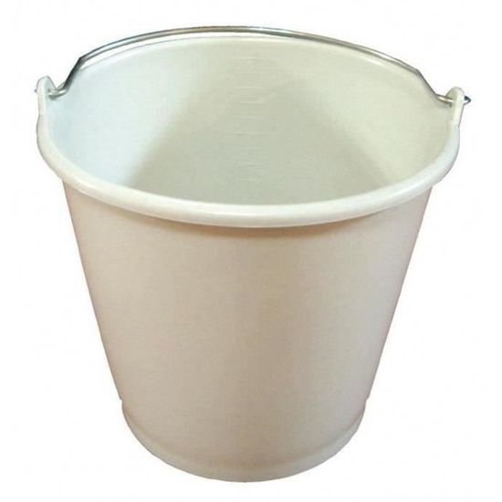 Seau de ménage gradué - 16 L - blanc pailleté - Cdiscount Maison