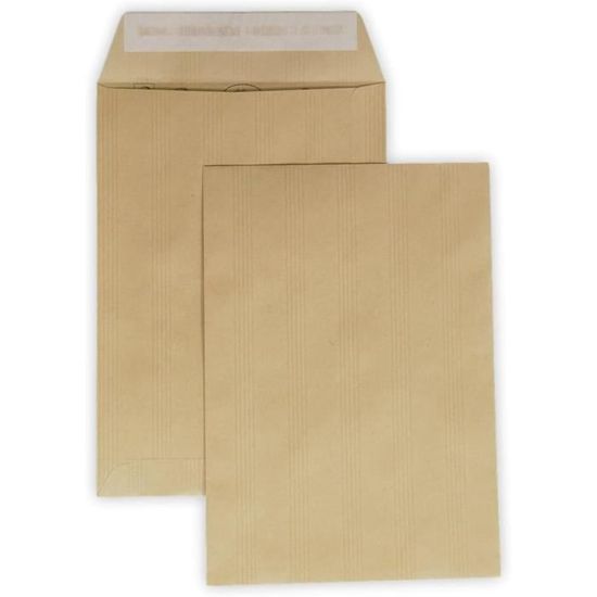 100 - pochette A5, enveloppe C5 162 x 229 mm enveloppe Kraft 90g ...