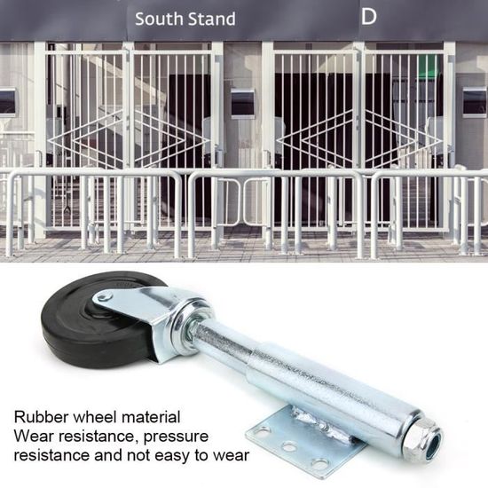 Roue à ressort SURENHAP - 4 pouces - Caoutchouc - Pivotante - Charge ...