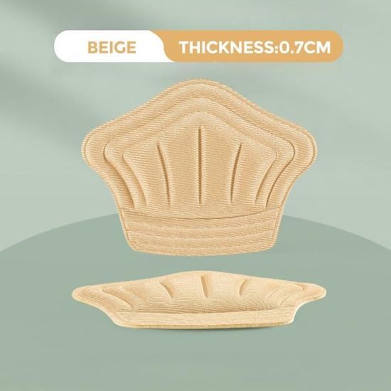 TALONNETTE,Beige0.7cm--Coussinets à talons hauts pour hommes et femmes ...