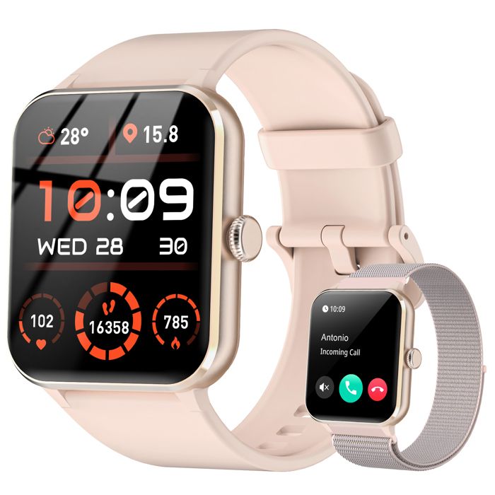 Blackview R50 Montre connectée femme Appel Bluetooth Notification ...