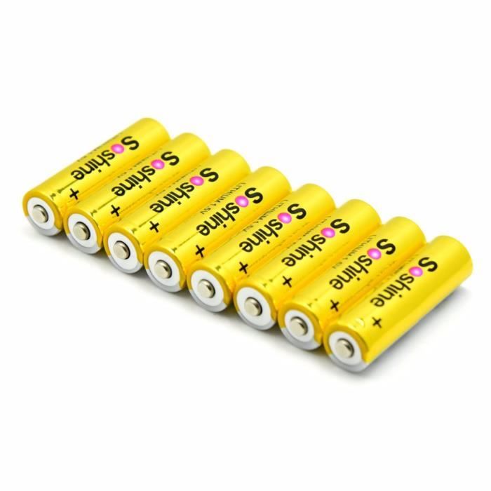 1,5V-Micro Batteries au LITHIUM Super 1.5V 1200mAh AAA FR03, 8 pièces ...