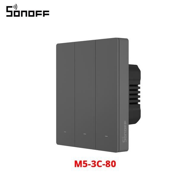 M5-3C-80-SONOFF-Joli Mural Intelligent M5 SwitchMan, lèvent, EU-US, à Bouton-Poussoir, à ...