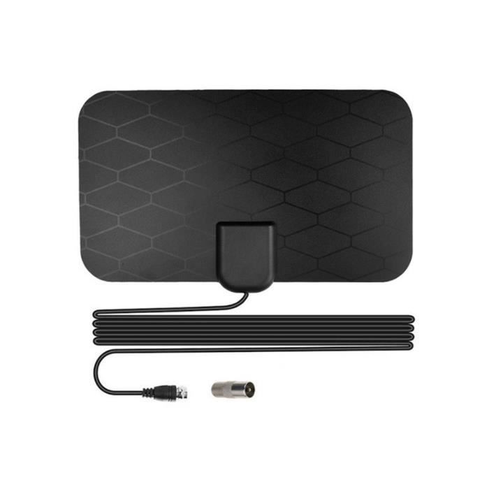 Noir - Antenne Numérique Hdtv 4k25db À Gain Élevé, Booster De ...