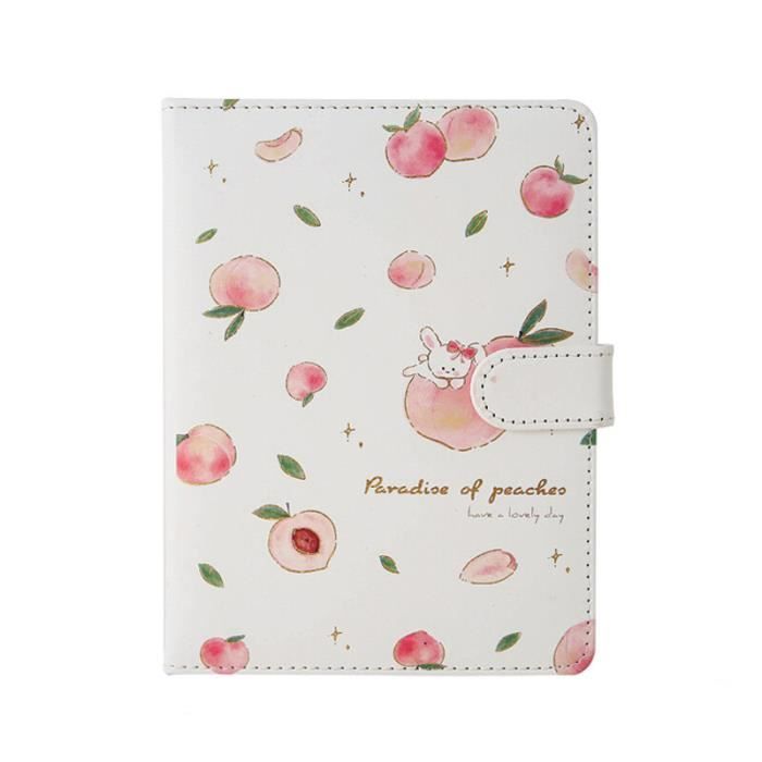 Feuillet mobile,Journal intime rose pêche mignon Kawaii,carnet de ...