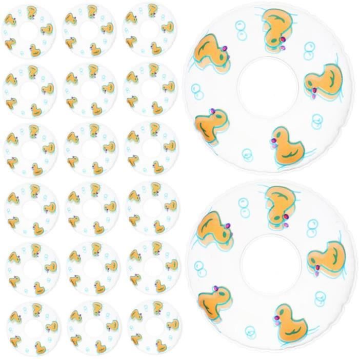 20 Pièces Caneton Anneau De Natation Modèles D'Ornement Poupées ...