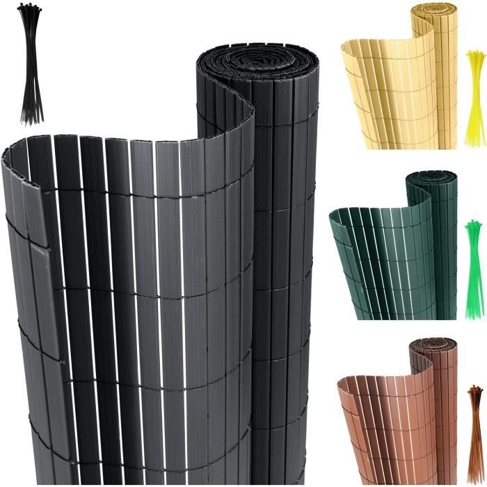 Canisse En Pvc Brise Vue, Intimité Paravent De Jardin, Piscines, Balcon E Terrasse, Décorative ...
