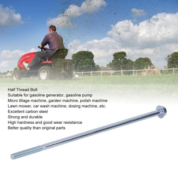 Lot De 20 Boulons À Bride Hexagonale Allongés M8 En Acier Au Carbone ...