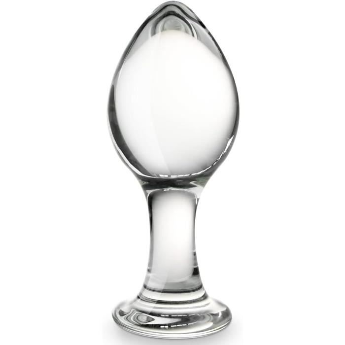 Gode En Verre Buttplug Trainer, Stimulateur Du Point G Plug Anal Avec Cône De Choc En Verre ...