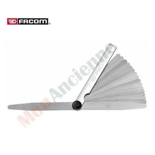 Jauge d'épaisseur métrique lamelles à bouts pointus longueur 90mm ...