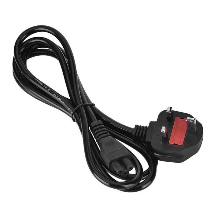 Câble d'alimentation FAFEICY - Prise britannique - 1,8m - Noir - Pour ...