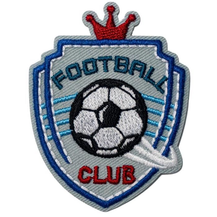 Patch Ecusson - FILOUFACE - Football Club - 4,50 x 6 cm - A coudre ou à ...