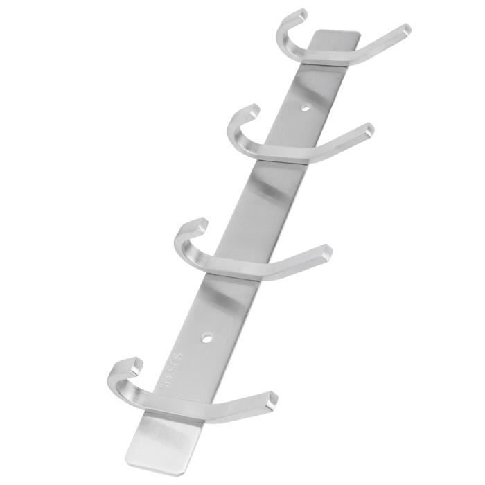 Support mural - HURRISE - Crochet suspendu - Acier inoxydable 304 ...