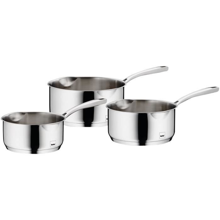 KELA Flavoria Série de 3 casseroles 16/18/20 cm inox - Cdiscount Maison