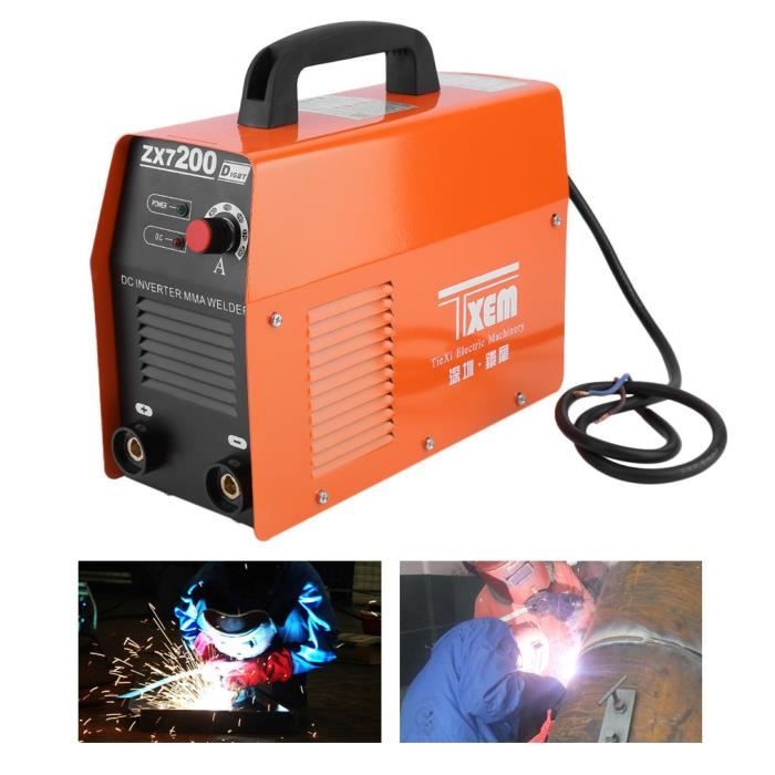 220V ZX7-200 Poste à souder Machine à souder électrique miniature de ménage de noyau de cuivre ...