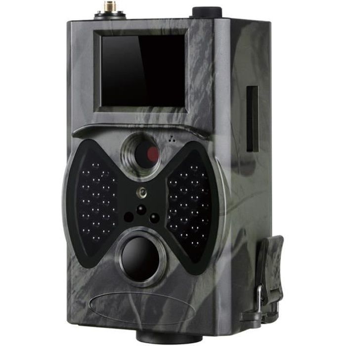 HC300M Caméra de chasse HD LED 940NM Scoutisme GPRS MMS Sentier infrarouge numérique GSM IR LED ...