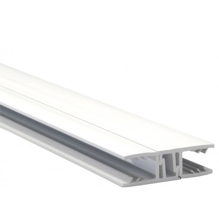 Profil PVC jonction - L: 2 m - E: 10 mm - Cdiscount Bricolage