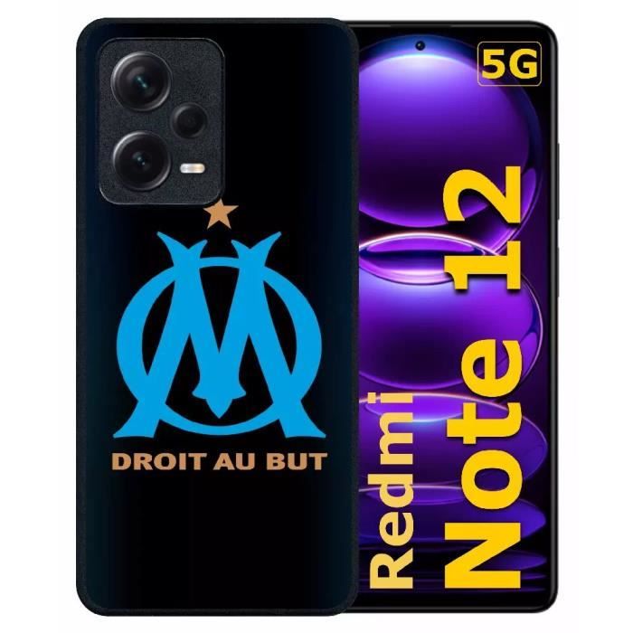 Coque pour redmi note 12 5g - foot olympique de marseille bleu ...