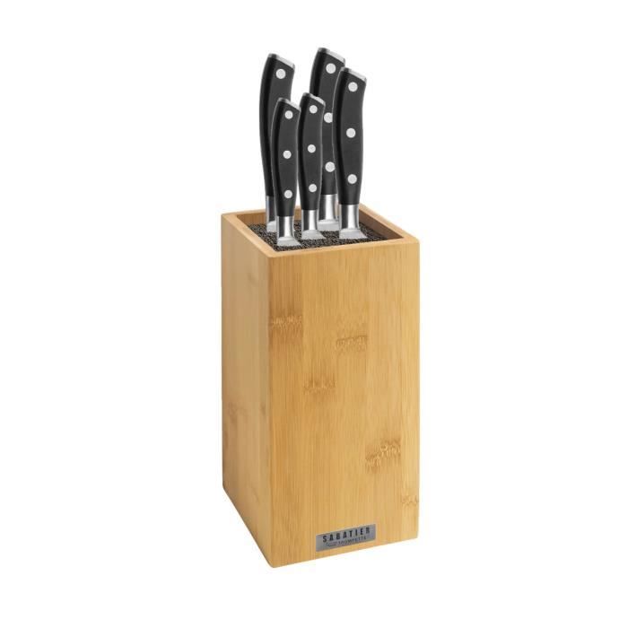 Vulcano - Bloc spaghetti 5 pièces en bambou - Cdiscount Maison