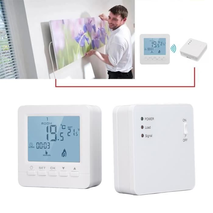 Thermostat Programmable - SHIPENOPHY - RF Thermostat Intelligent ...