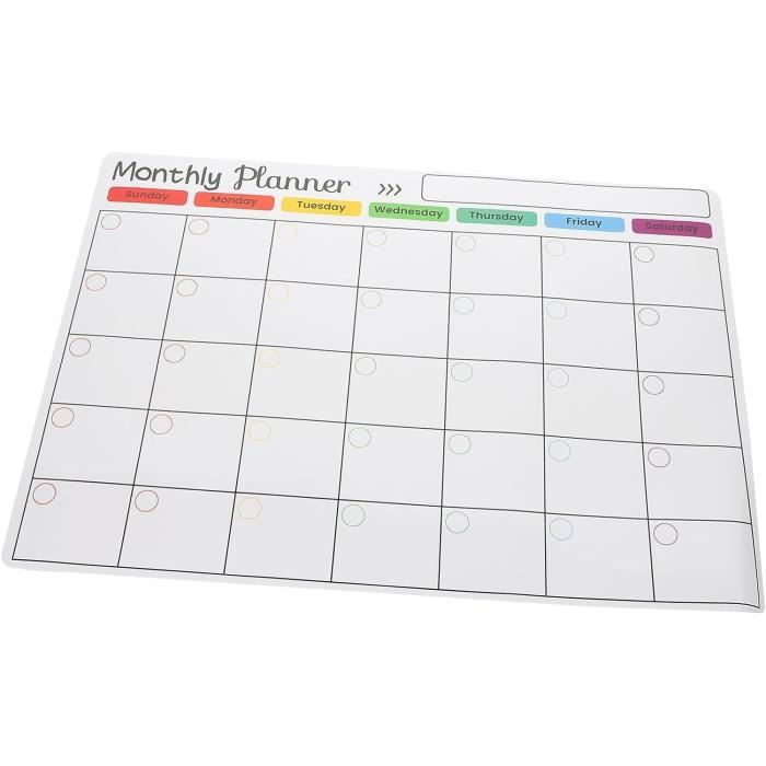 STOBOK Calendrier Magnétique Tableaux Blancs Tableau Blanc Tableau ...