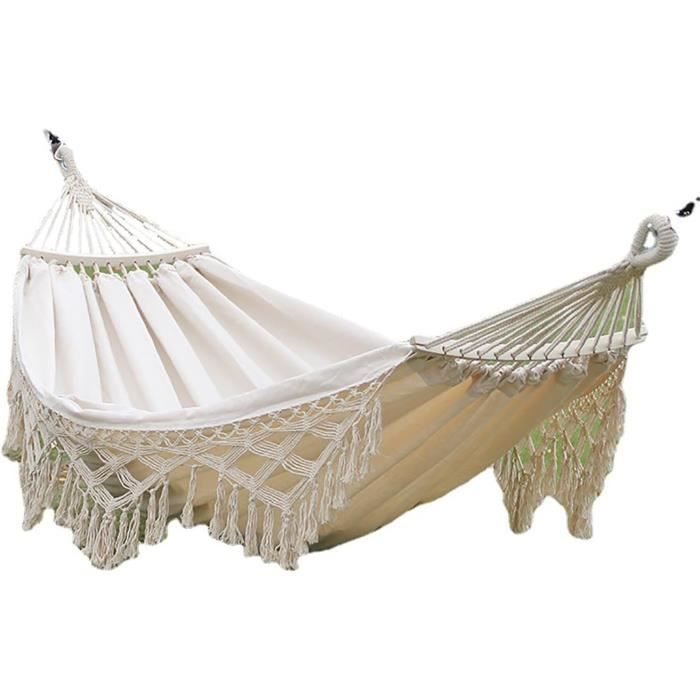 Double Franges Hamac Extérieur Loisirs Hamac Portable Camping Hamac ...