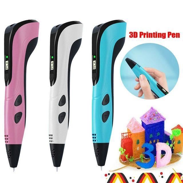 Stylo imprimante 3D,Blue--Stylo De Peinture 3d Professionnel Pour ...