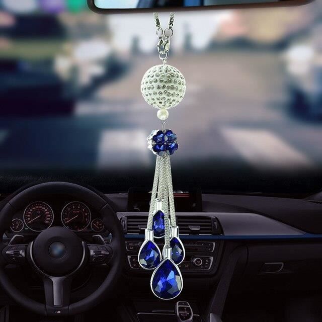 KIT D'AMENAGEMENT INTERIEUR,Navy blue--Pendentif de rétroviseur de ...