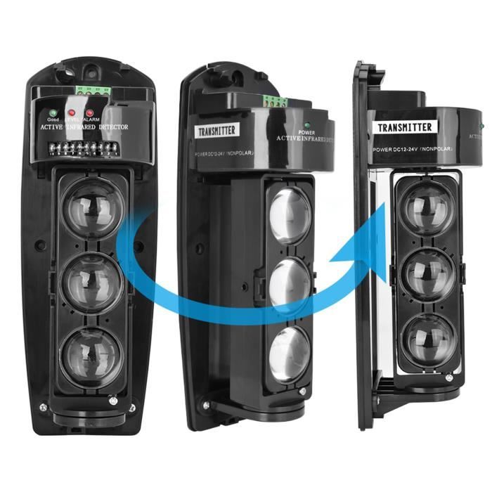 Alarme IR Système de sécurité de détecteur de LED infrarouge ...