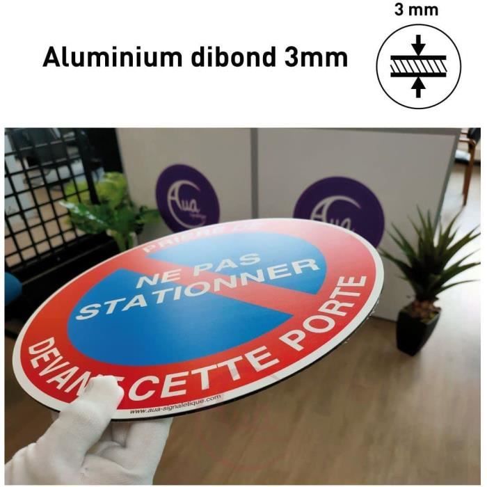 Panneau Interdiction - Panneau de Sécurité Circulaire En PVC - (Ø 300 ...