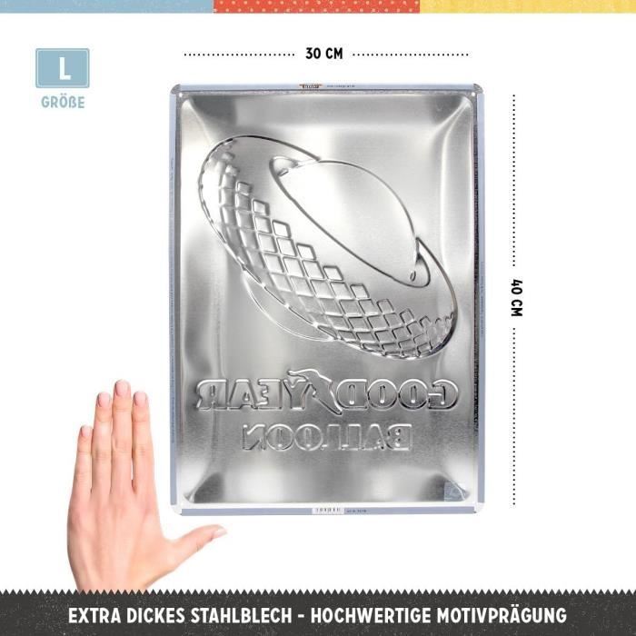 Plaque Vintage Goodyear – Balloon Tire – Idée De Cadeau Pour Les Fans ...