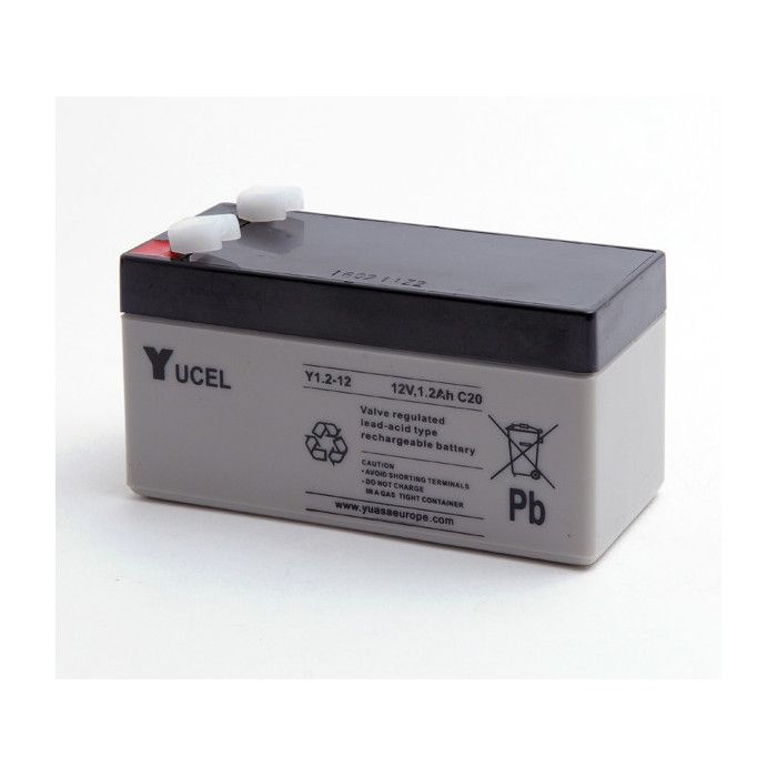 Yucel - Batterie plomb AGM YUCEL Y1.2-12 12V 1.2Ah F4.8-Yucel ...