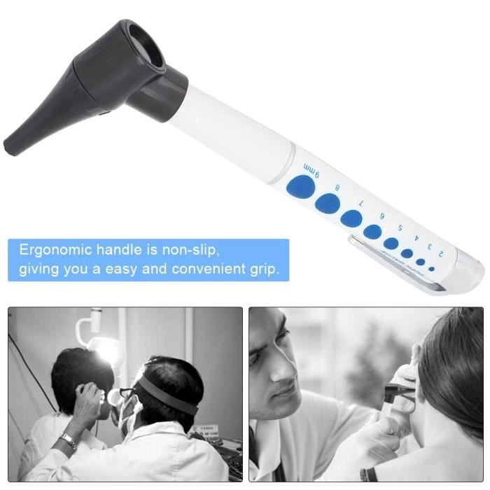 Otoscope portable EBTOOLS - Inspection d'oreille - 3 têtes remplaçables ...