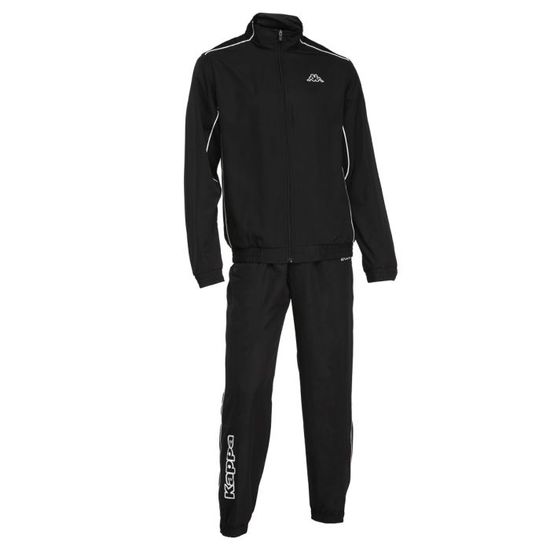 KAPPA Survêtement Timor Homme Noir et blanc - Cdiscount Sport