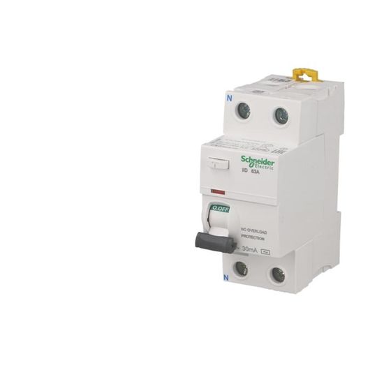 Interrupteur différentiel modulaire bipolaire Schneider Acti9 iID 63A 300mA type AC - Cdiscount ...
