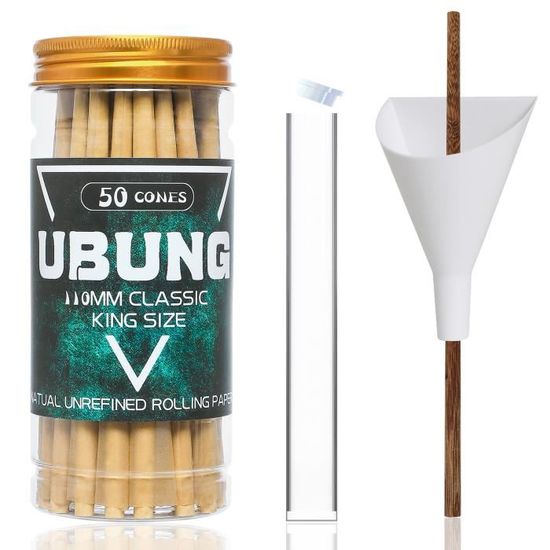 50 UBUNG Cônes | King Size cône pré roulé avec filtres | Cône fini ...