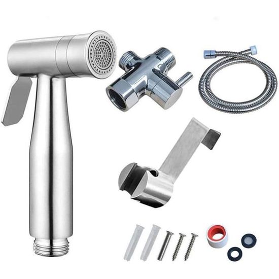 Kit Douchette WC, Douchette à Main Bidet Deux Modes de Sortie Eau ...