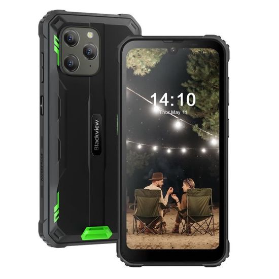 Blackview BV5300 Pro Smartphone Robuste 6.1" Écran 64Go 6580mAh Batterie 13MP IP68 Téléphone 4G ...
