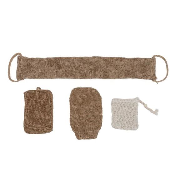 Fafeicy Épurateur exfoliant pour le dos en jute Exfoliant Jute Back ...