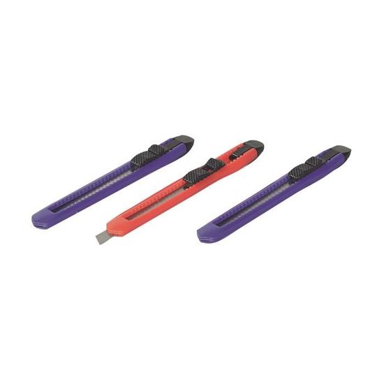 3 CUTTERS 9 MM ECO - Cdiscount Bricolage