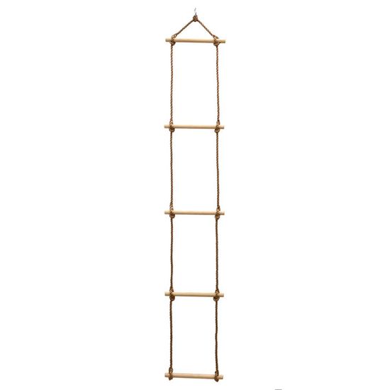 LittleTom Échelle de Corde 188x30 cm jouet pour enfants escalade Nature ...