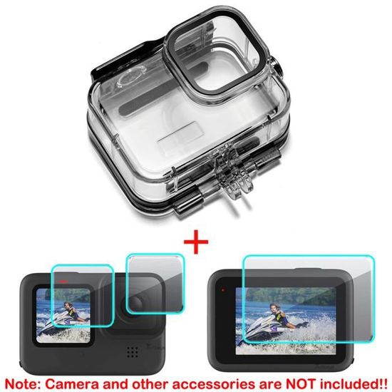 Coque de protection pour GoPro Hero 11,10,9,60M,étanche,noire ...