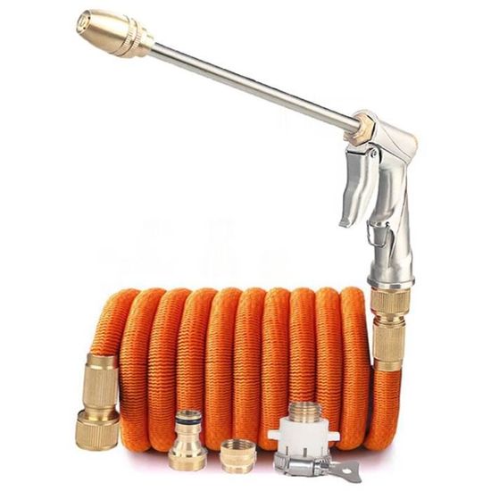 TUYAU - BUSE - ACCESSOIRE DE BUSE,H06-1-2 ''-25ft--Tuyau'arrosage magique extensible, Flexible ...