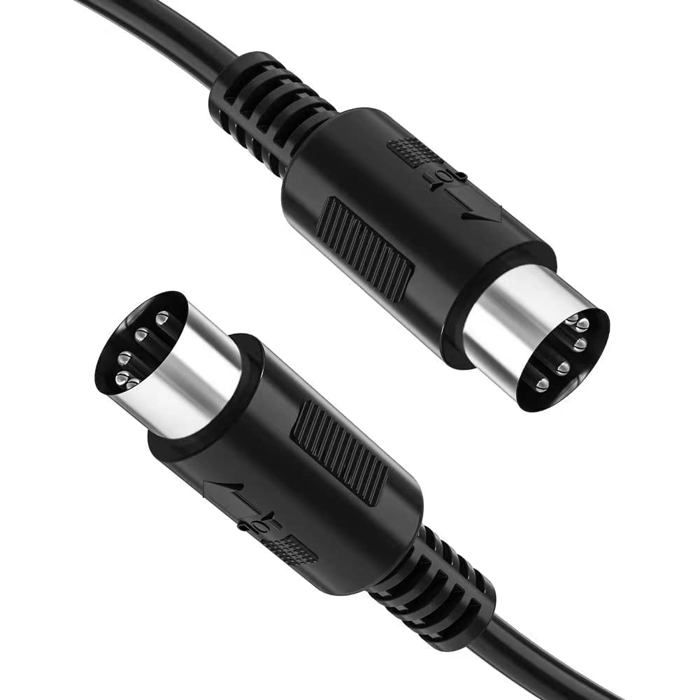 Câble MIDI de 5pin DIN Plug 1m pour le câble audio pour Piano ...